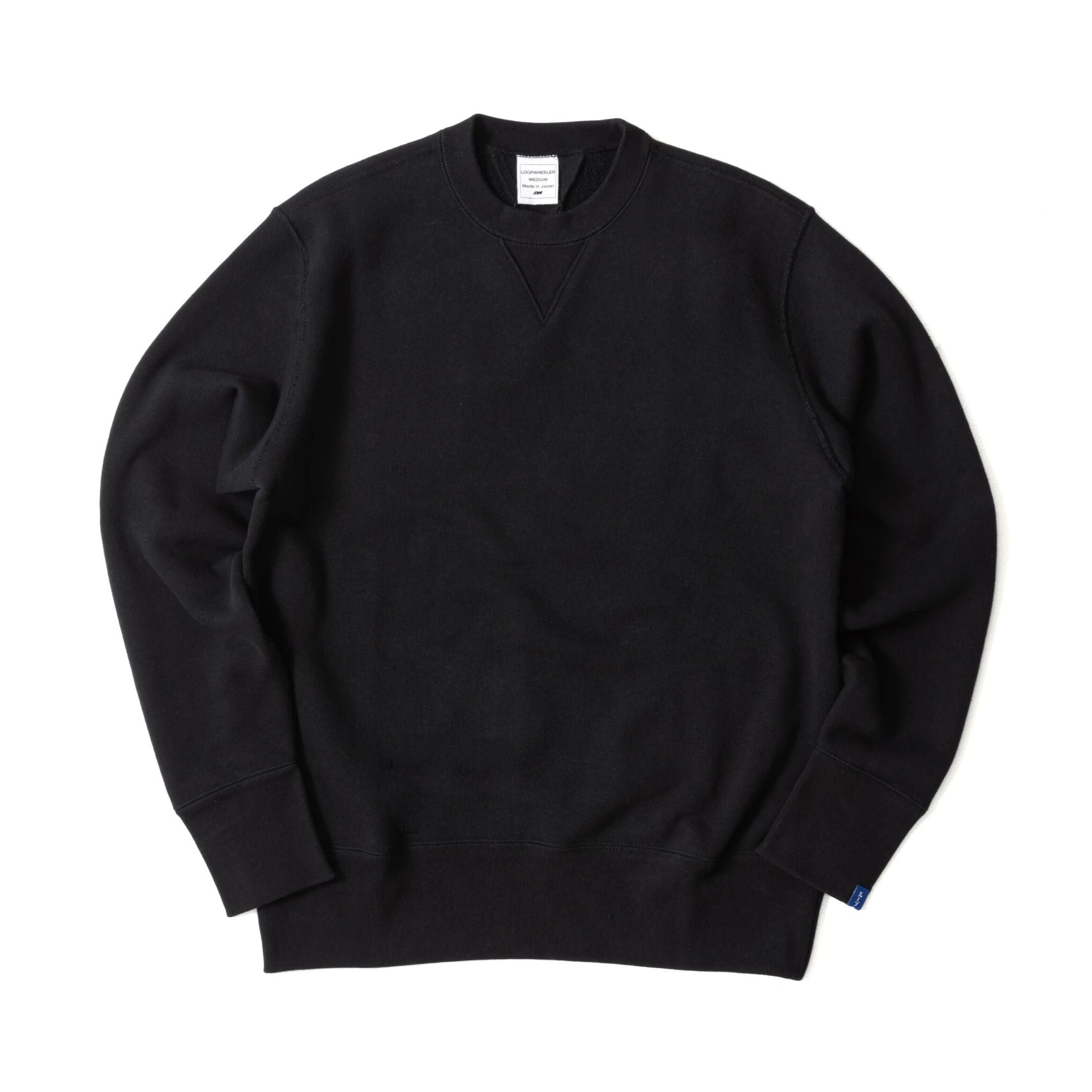 Loopwheeler LW01 丸胴吊り編みクルースウェット マリン（ネイビー） – LOOPWHEELER