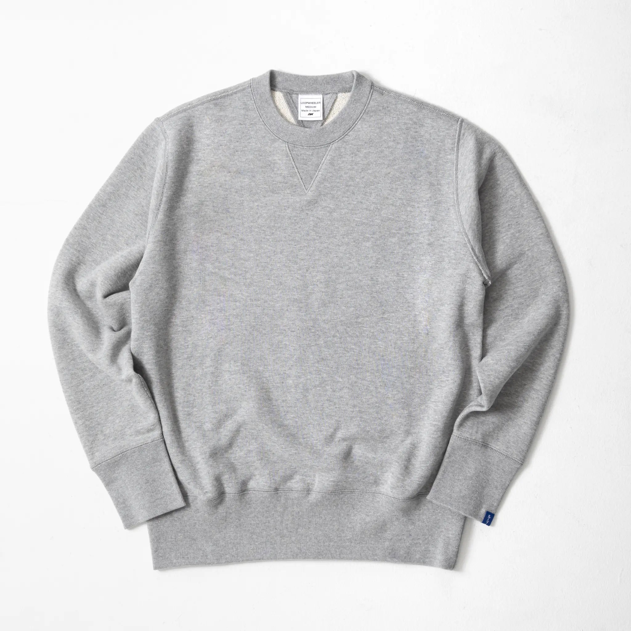 Loopwheeler LW01 丸胴吊り編みクルースウェット ブラック – LOOPWHEELER