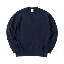 Loopwheeler LW01 丸胴吊り編みクルースウェット マリン（ネイビー） – LOOPWHEELER