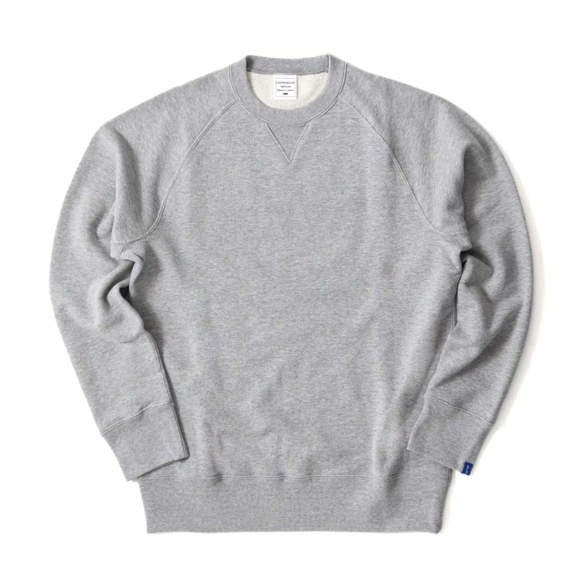 Loopwheeler LW250 吊り編みクルースウェット グレーメランジ – LOOPWHEELER